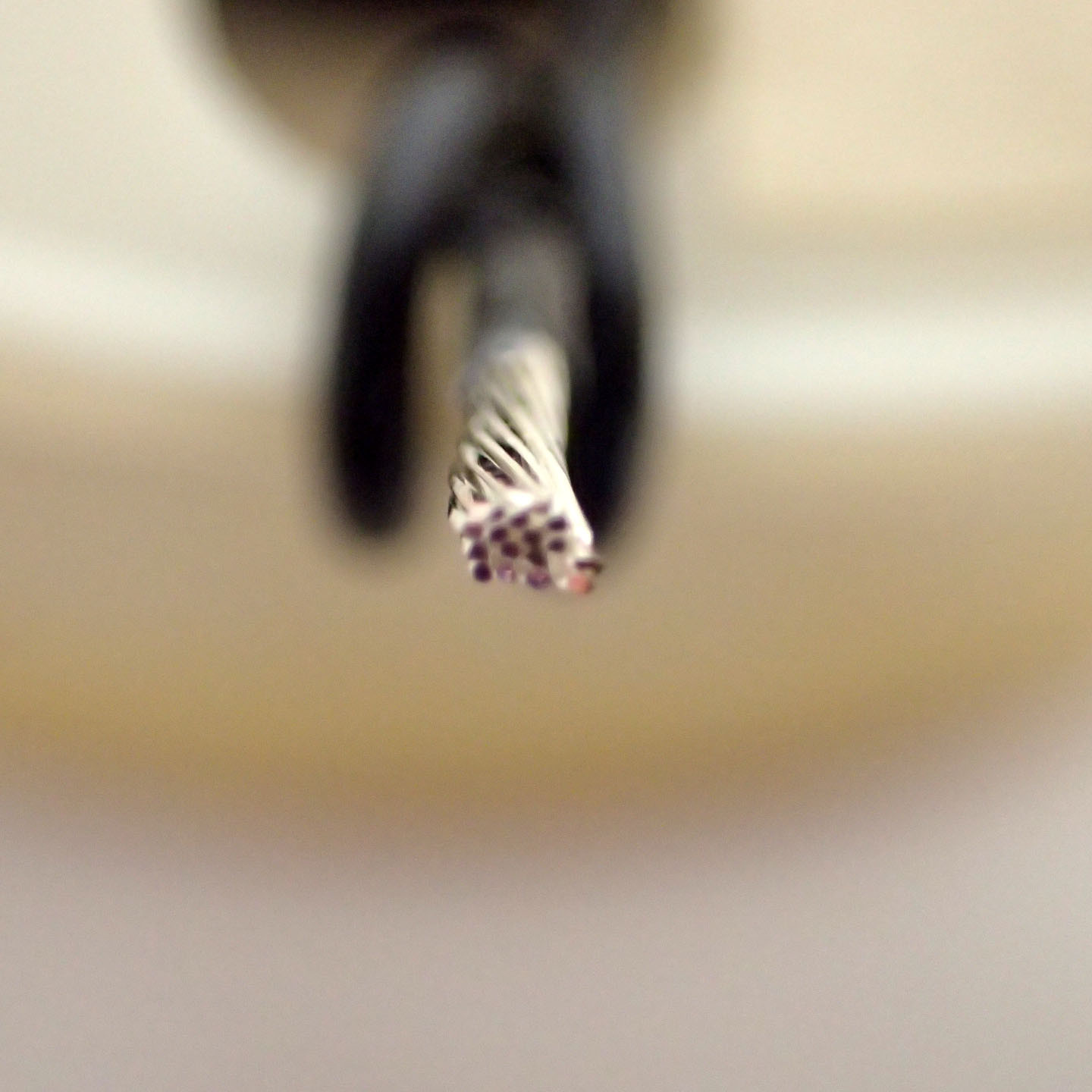 25ft 18AWG BLACK TFE TEFLON 19/30 STRAND SILVER PLATE COPPER AUDIO WIRE ...