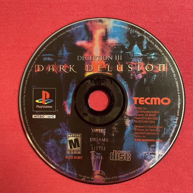 Deception III: Dark Delusion (Sony PlayStation 1, 2000) for sale online ...