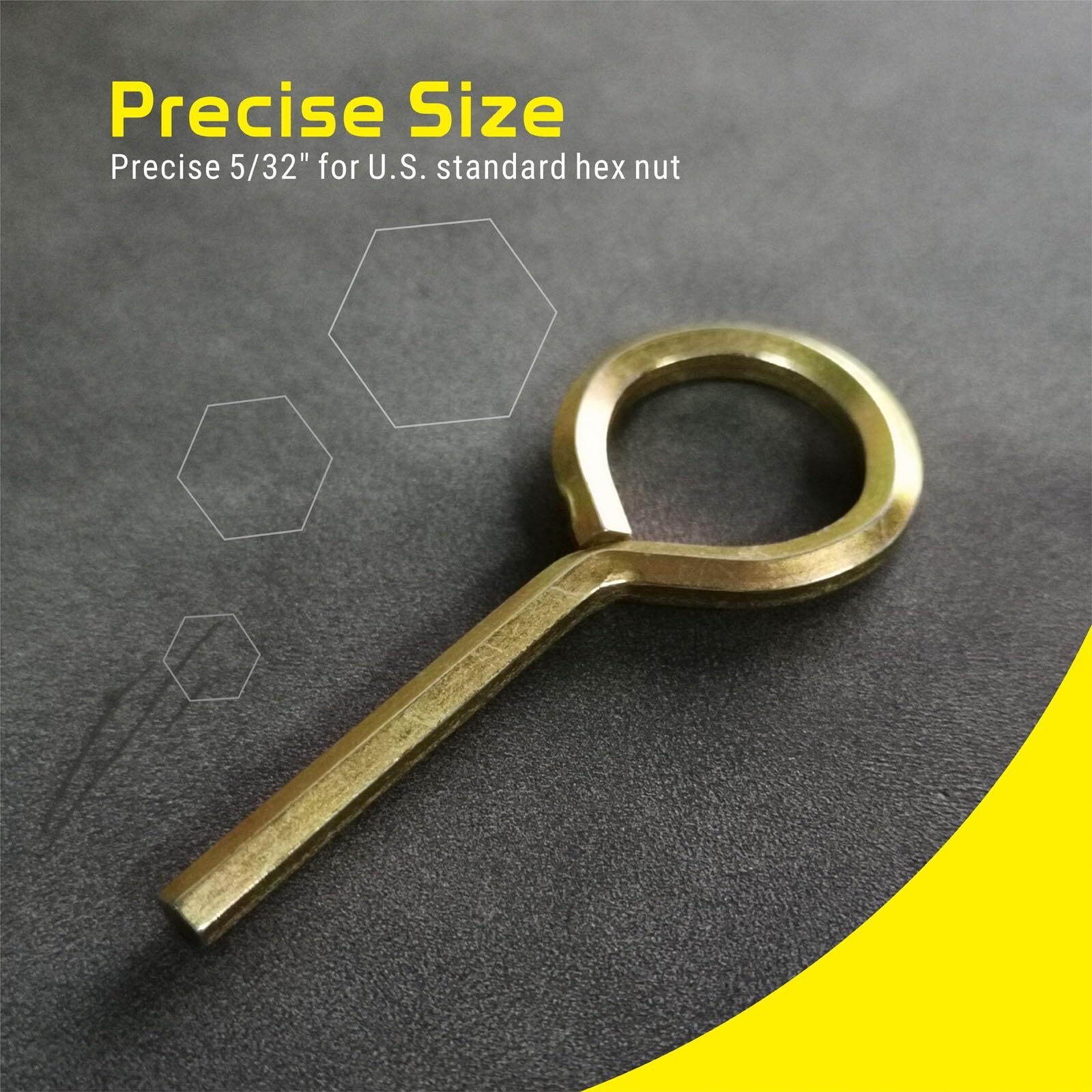 5/32" Standard Hex Dogging Key Allen Key Sets Wrench Fit On Keychain ...