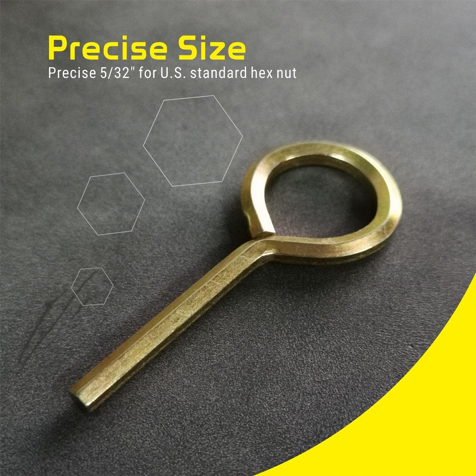 5/32" Standard Hex Dogging Key Allen Key Sets Wrench Fit On Keychain ...