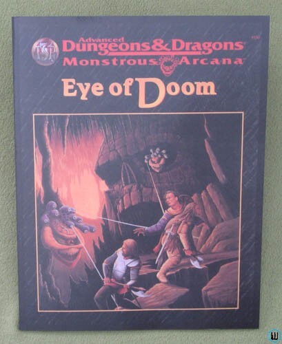 Eye of Doom REPRINT (Advanced Dungeons & Dragons Monstrous Arcana) TSR ...