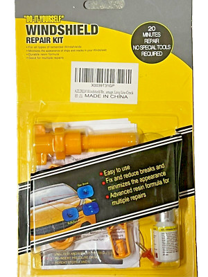 Do It Yourself Windshield Repair Kit for All Types Laminated ...