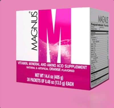 MAGNUS CAJA 30 SOBRES ~ Vitamin,mineral And Aminoacid Powder | eBay