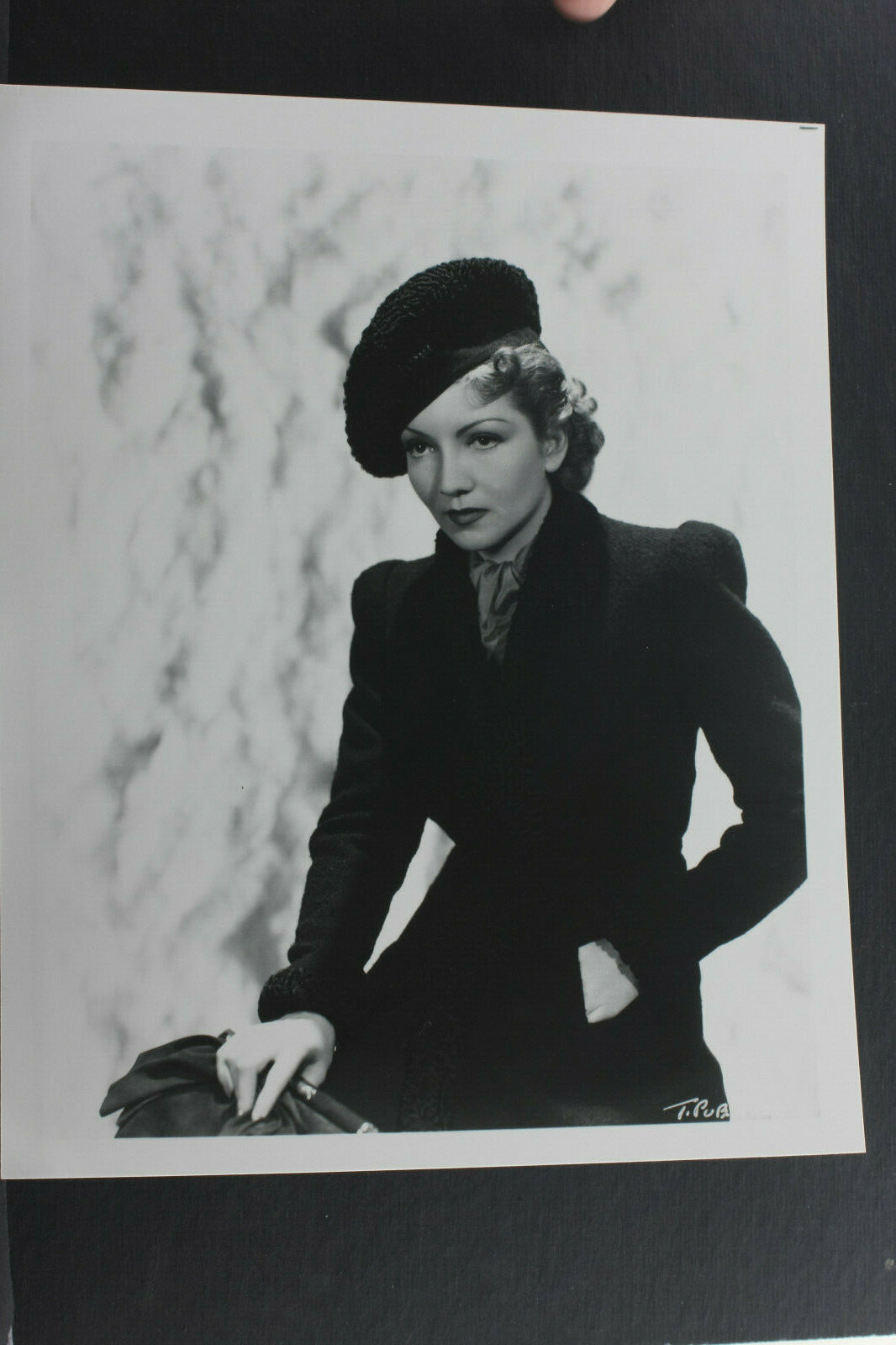 Claudette Colbert in Hat Paramount Publicity Shot -8x10" Photo Print ...