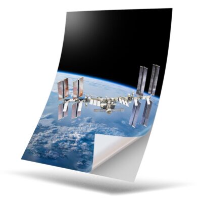 1 x Vinyl Sticker A4 - International Space Station Earth #21720 | eBay UK