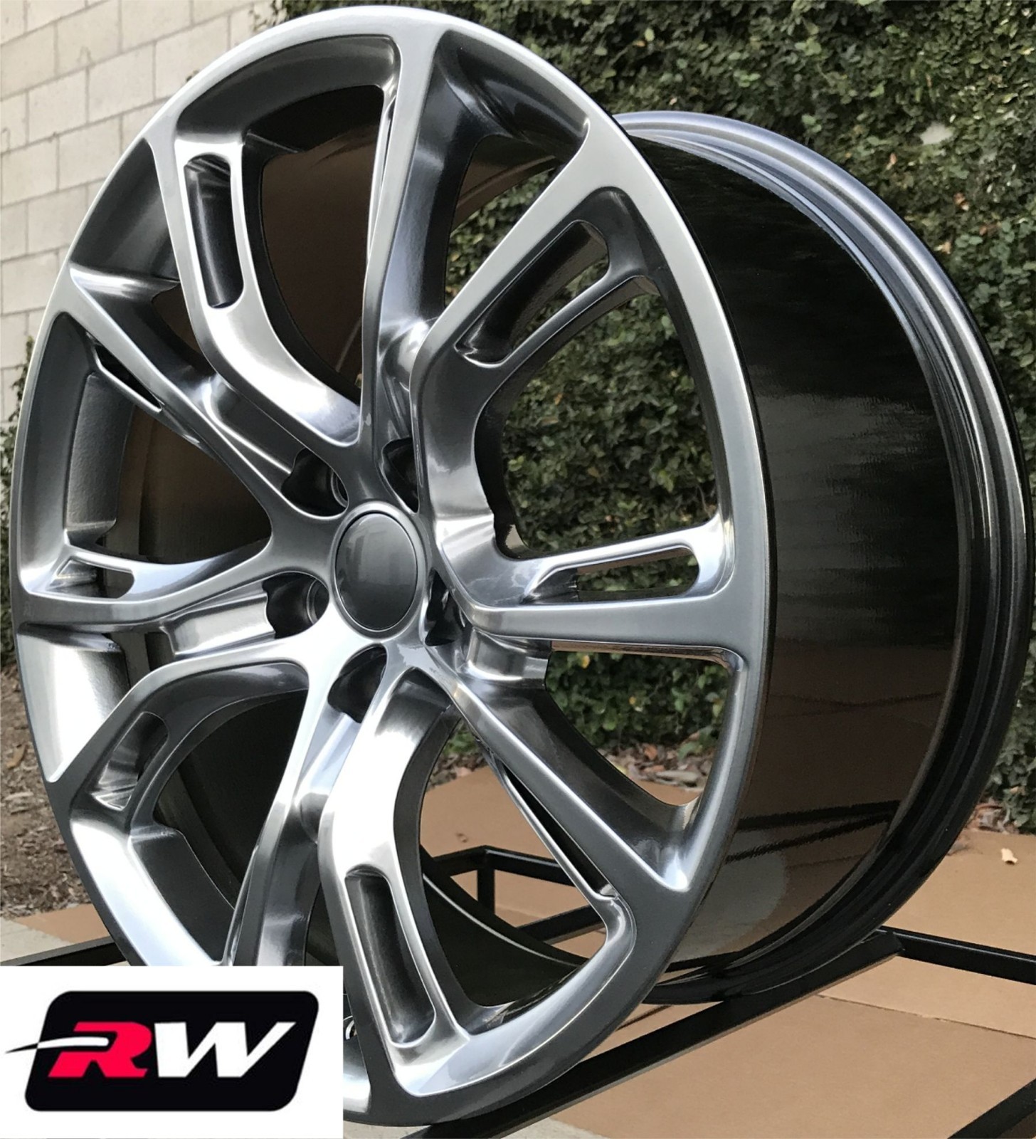 for Jeep Grand Cherokee SRT alloy Wheels 20" inch Hyper Silver 20x10 ...