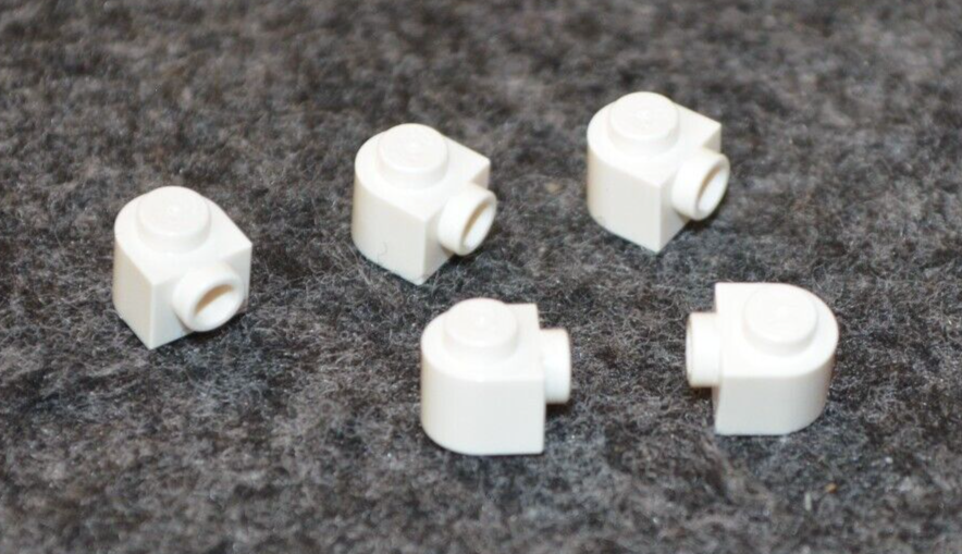 (5) 1x1x2/3 White Rounded Brick w/ 1 knob / Nub - NEW Lego Parts ~ | eBay