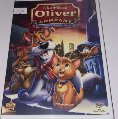 Walt Disney Oliver and Company DVD 20th Anniversary Edition 2009 ...