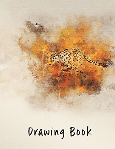 Drawing Book: Cheetah 8.5x11: Volume 3 (Drawing Books), Blake ...