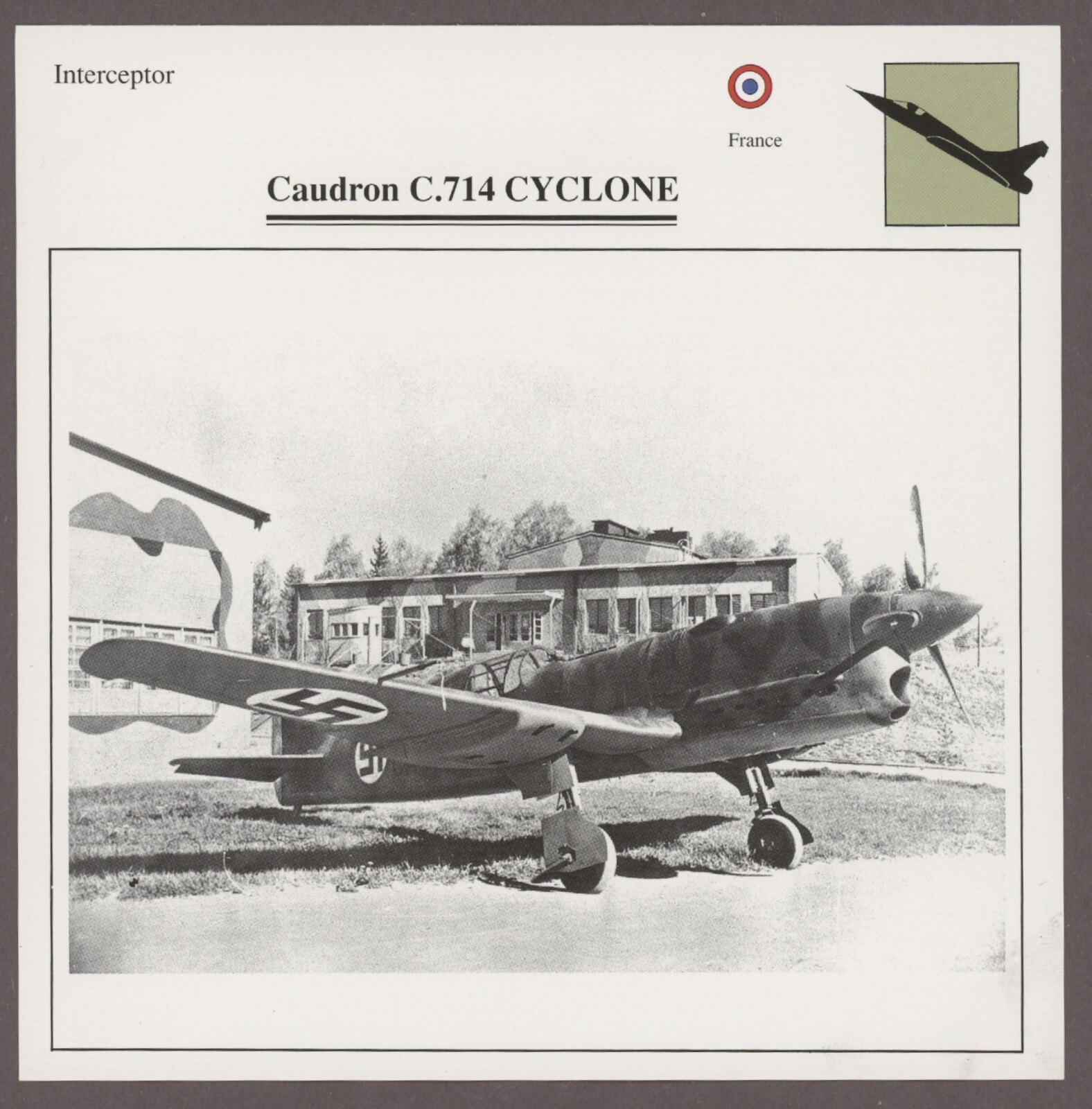 Caudron C.714 Cyclone Edito Service Warplane Air Military Card France ...