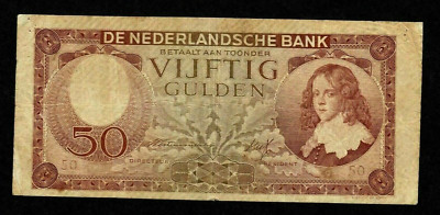 Netherlands 50 Gulden P-78 1945 F | eBay