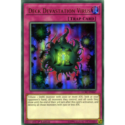 Deck Devastation Virus LCKC-EN047 Yu-Gi-Oh! Card Ultra Rare 1st Edition | eBay