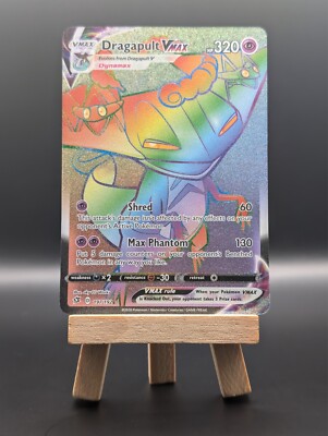 Pokemon TCG: Dragapult VMAX 197/192 Rebel Clash Rainbow Secret Rare | eBay