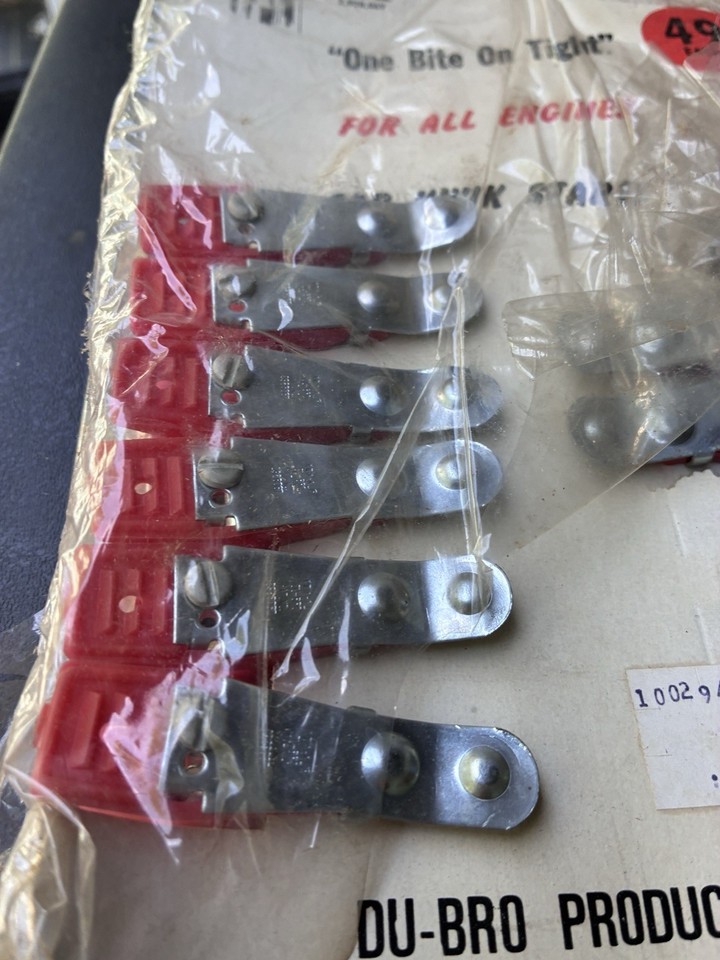133. Large Lot NOS Dubro Kwik Klip Glow Plug Clips For R/c Model ...