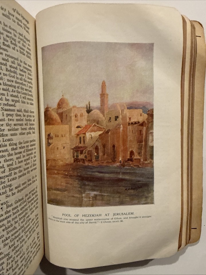 RARE Antique The Palestine Pictorial Bible Oxford University Press ...