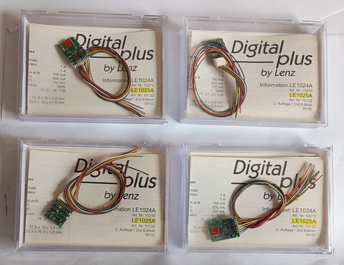 4 Digital Plus by Lenz LE1025A Decoders boxed and unused | eBay UK