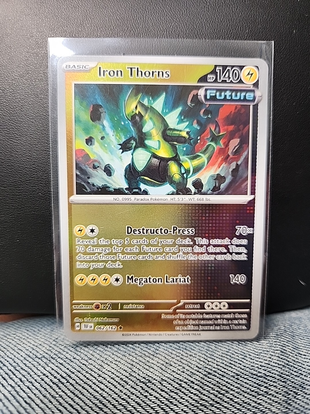 Pokemon - Iron Thorns 062/162 - Holo Rare - Temporal Forces - NM/M | eBay