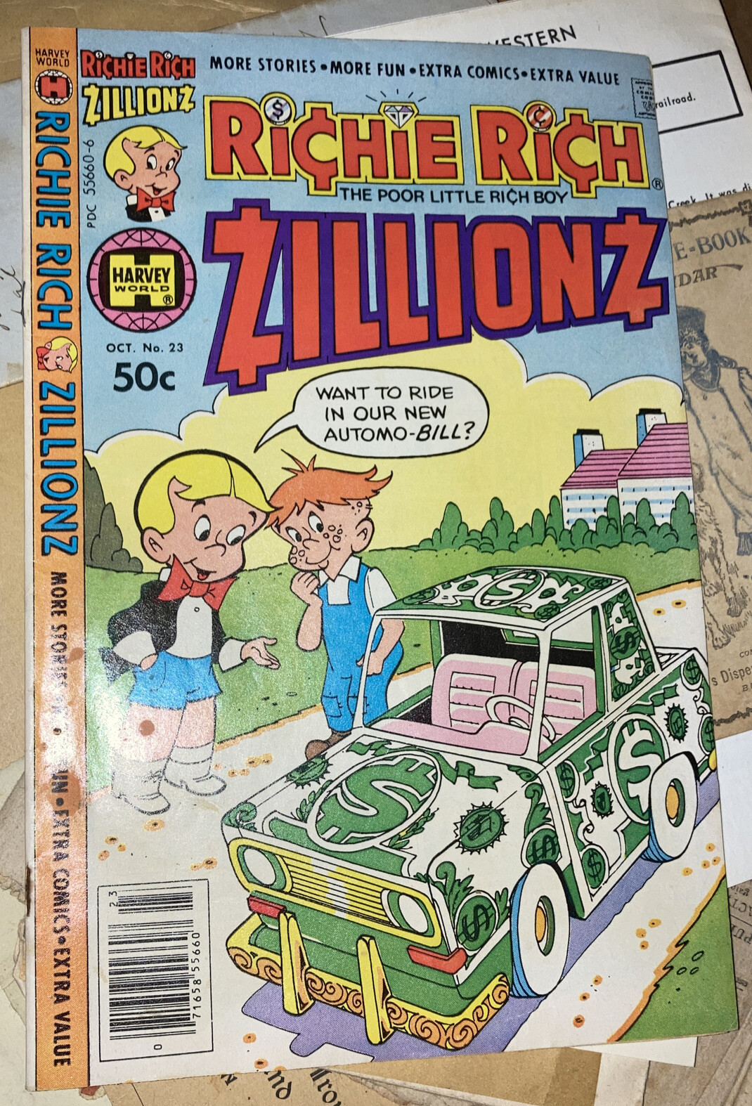 Richie Rich Zillionz #23 Harvey Comics 1980 VG+ | eBay