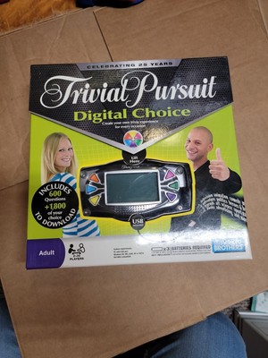 Trivial Pursuit Digital Choice Electronic Board Game Parker Brothers ...