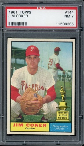 1961 Topps Baseball #144 Jim Coker PSA 7 | eBay