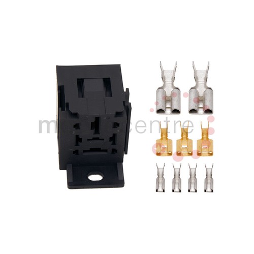 MAXI 4 pin Relay interlocking bulkhead socket with mounting bracket ...