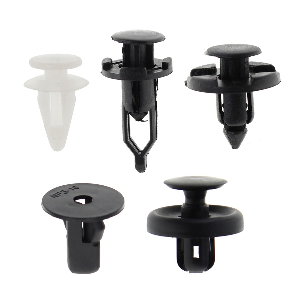 100x Trim Panel Clips Bumper Fender Push Pin Rivets Fasteners For ...