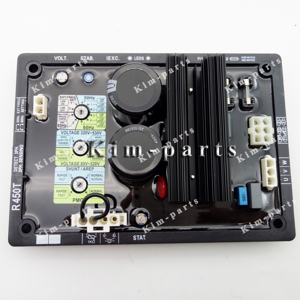 Leroy Somer Brushless Generator 3 Phase AVR R450T Automatic Voltage ...