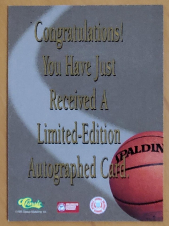 Sherell Ford 1995 Classic Five Sport Autograph #24 UIC Seattle ...