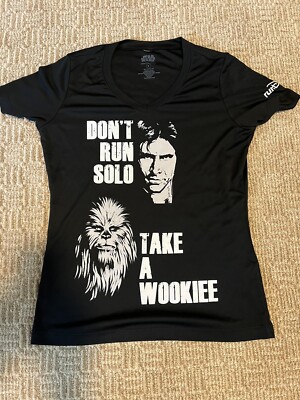 Disney Star Wars Han Solo Chewbacca Race Run Shirt Women’s /Children ...