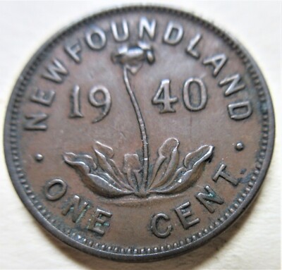 1940 Canada Newfoundland Small Cent Coin. Penny 1p 1c (RP) | eBay