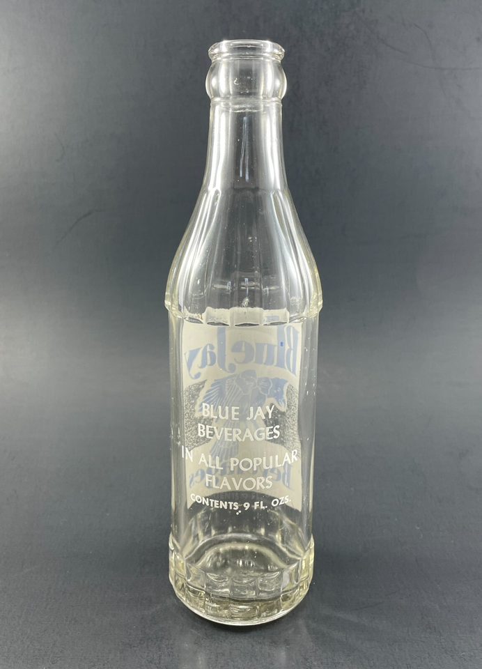 BLUE JAY Bird Soda Pop ACL Bottle JUNCTION CITY KS KANSAS | eBay