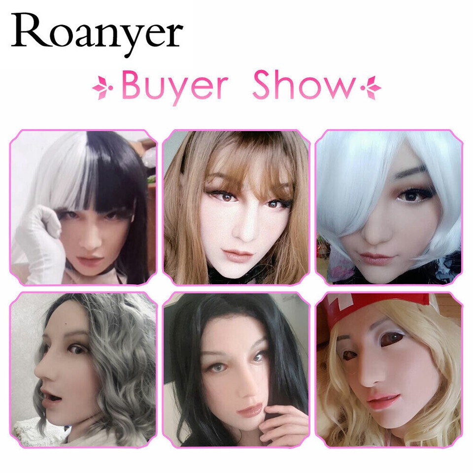 Roanyer Silicone Mask Silicone Realistic Female Mask MAY for ...