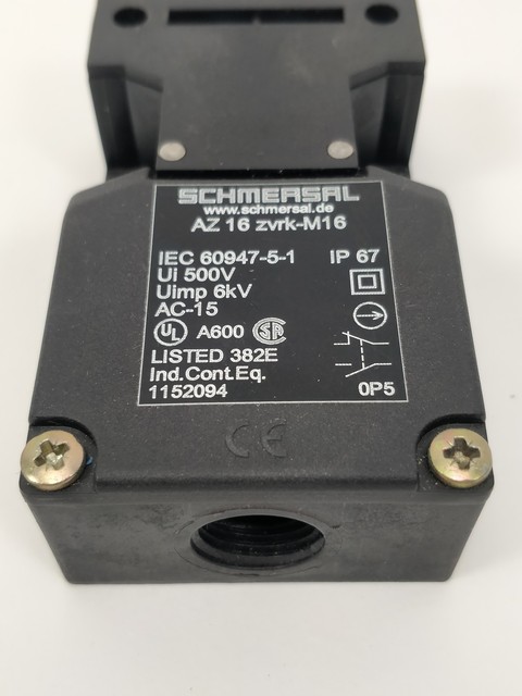 175383 New-No Box Schmersal AZ-16-ZVRK-M20 Switch (Actuator is NOT included) for sale online | eBay