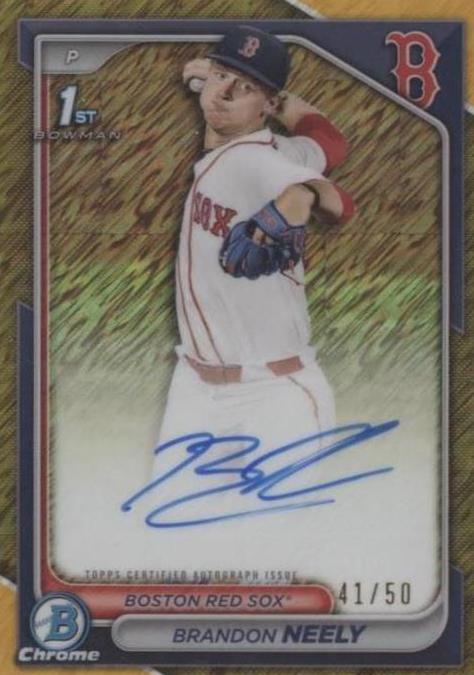 2024 Bowman Draft - Chrome Prospect Autographs Brandon Neely #CPA-BN ...