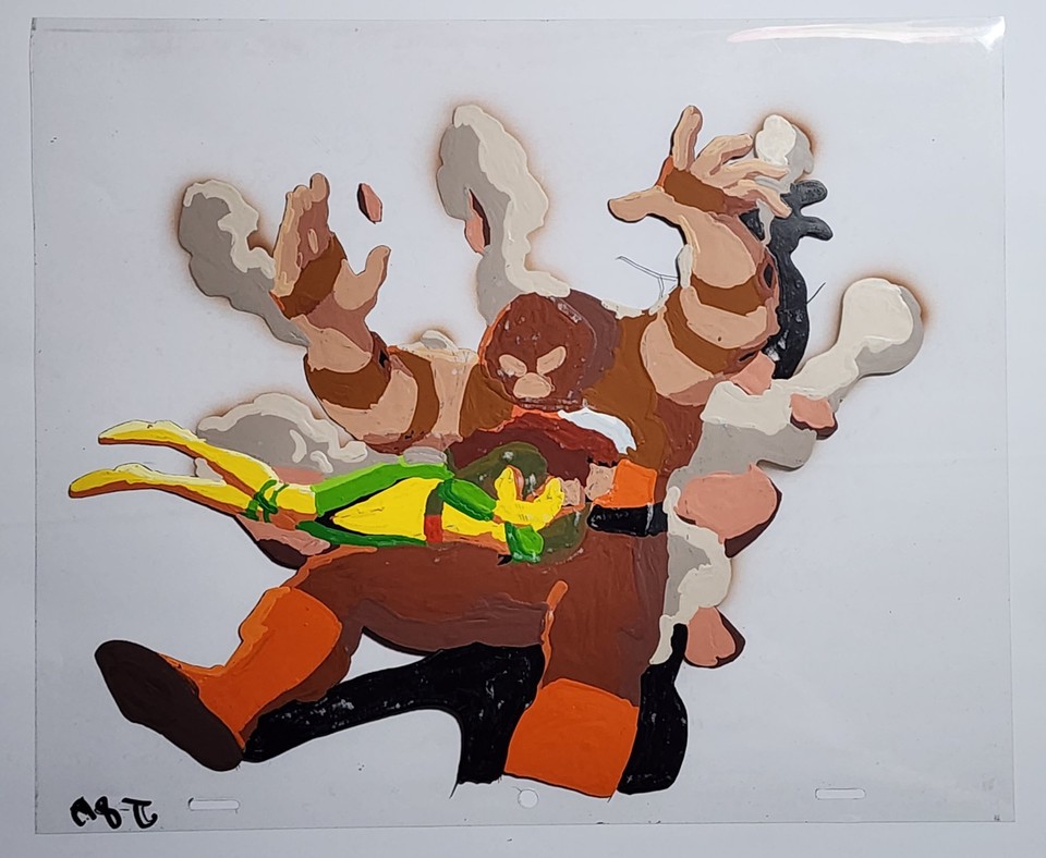 1994 X-Men Animated Series Juggernaut Rogue Animation Cel from Phoenix ...