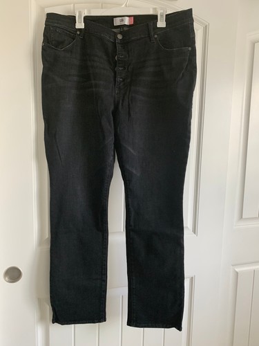 CAbi Women's Button Fly #4149 Straight Jeans Carbon Size 18 NWT | eBay