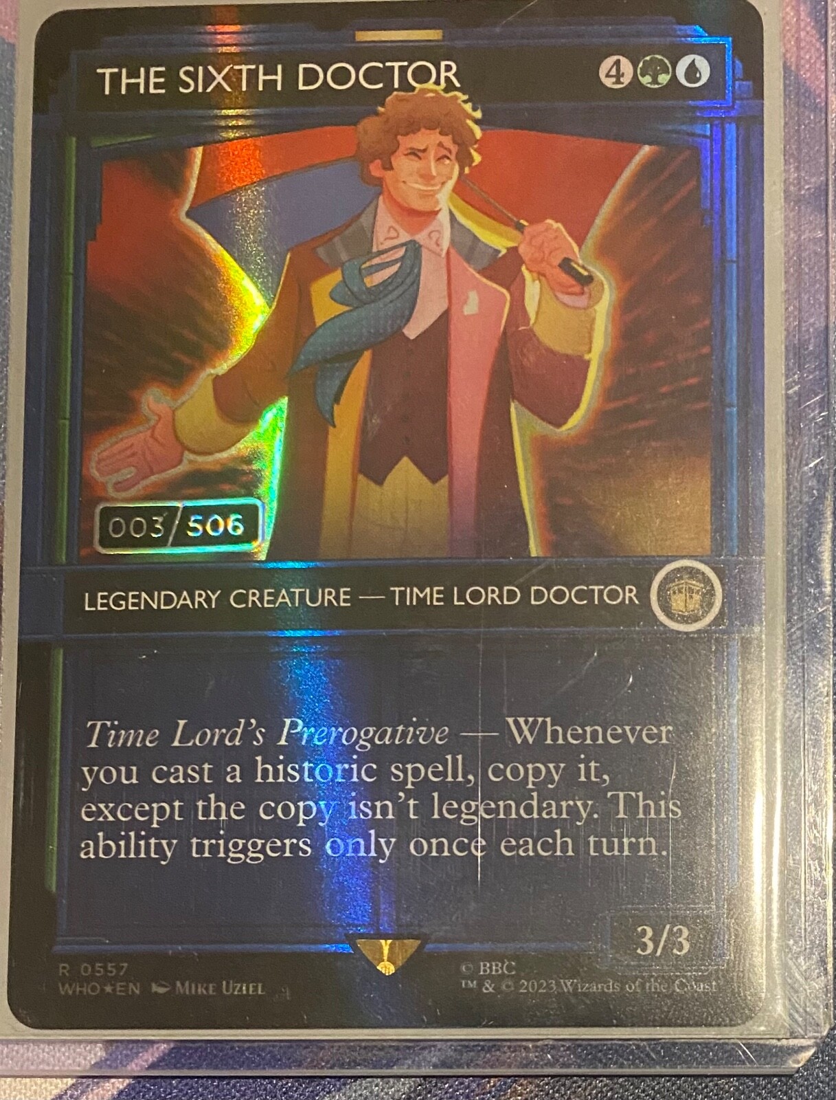 The Sixth Doctor Magic cards MTG Doctor Who Single Digit Serialized ...