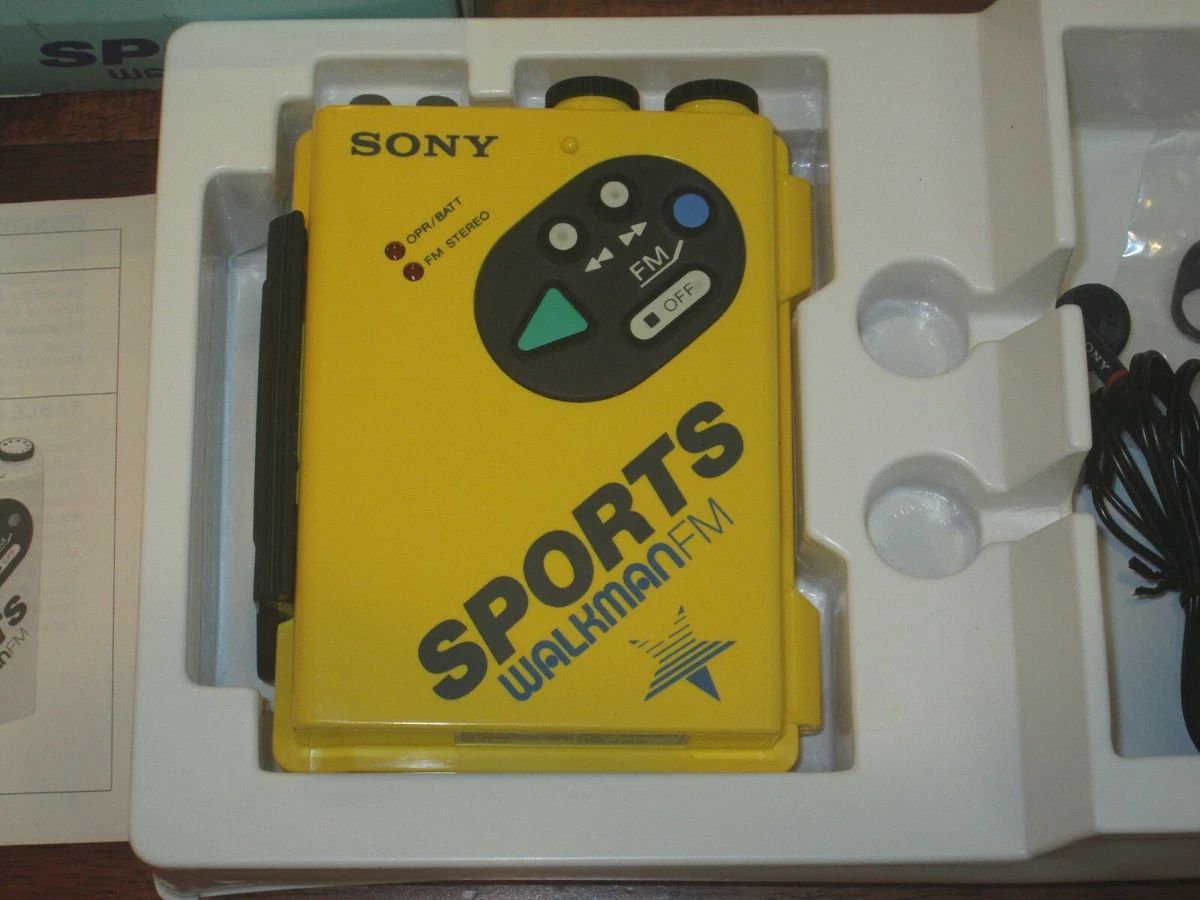 レア ソニー ウォークマン スポーツ WM-F5 イエロー WALKMAN - オーディオ機器