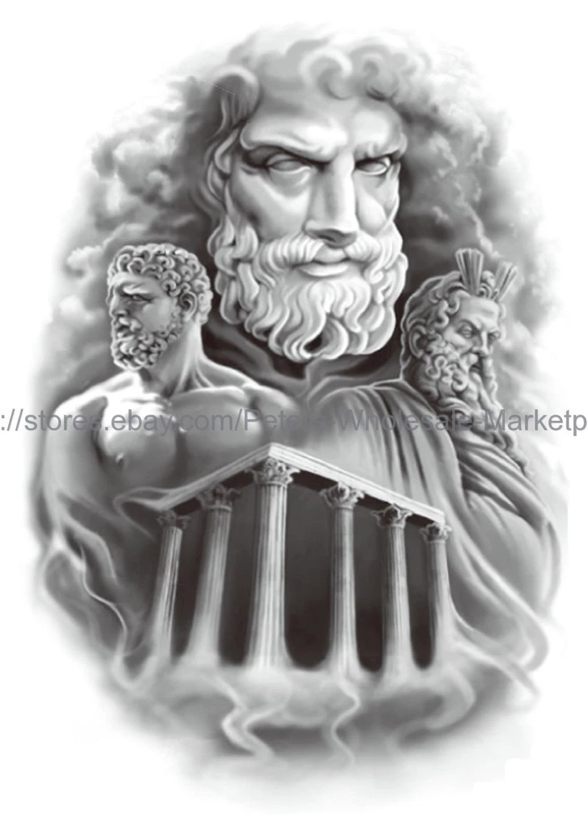 Greek God Tattoo Chest