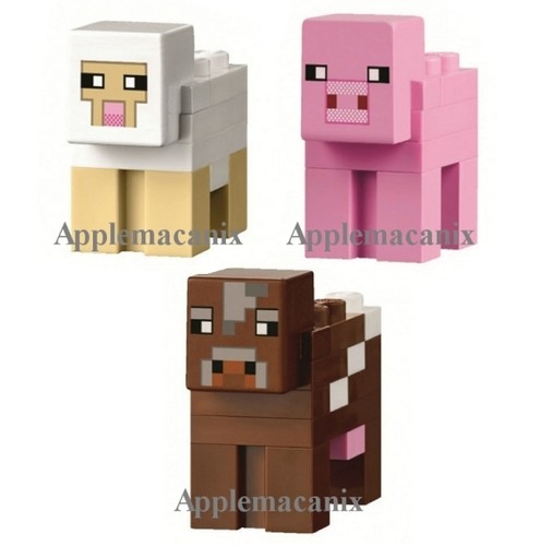 NUEVO LEGO 21114 21115 Minecraft VACA CERDO Y OVEJA Animales Mafia ...