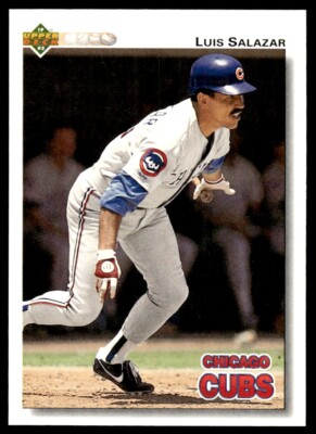 1992 Upper Deck Baseball Card Luis Salazar Chicago Cubs #638 | eBay