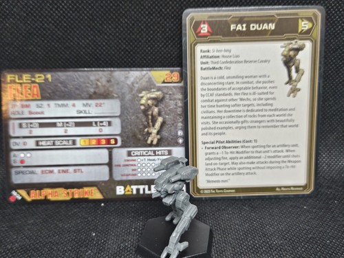 Battletech Mercenaries Flea +cards kickstarter | eBay
