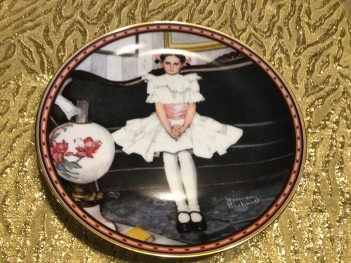 Knowles "Sitting Pretty" by Norman Rockwell Collectors Plate | eBay