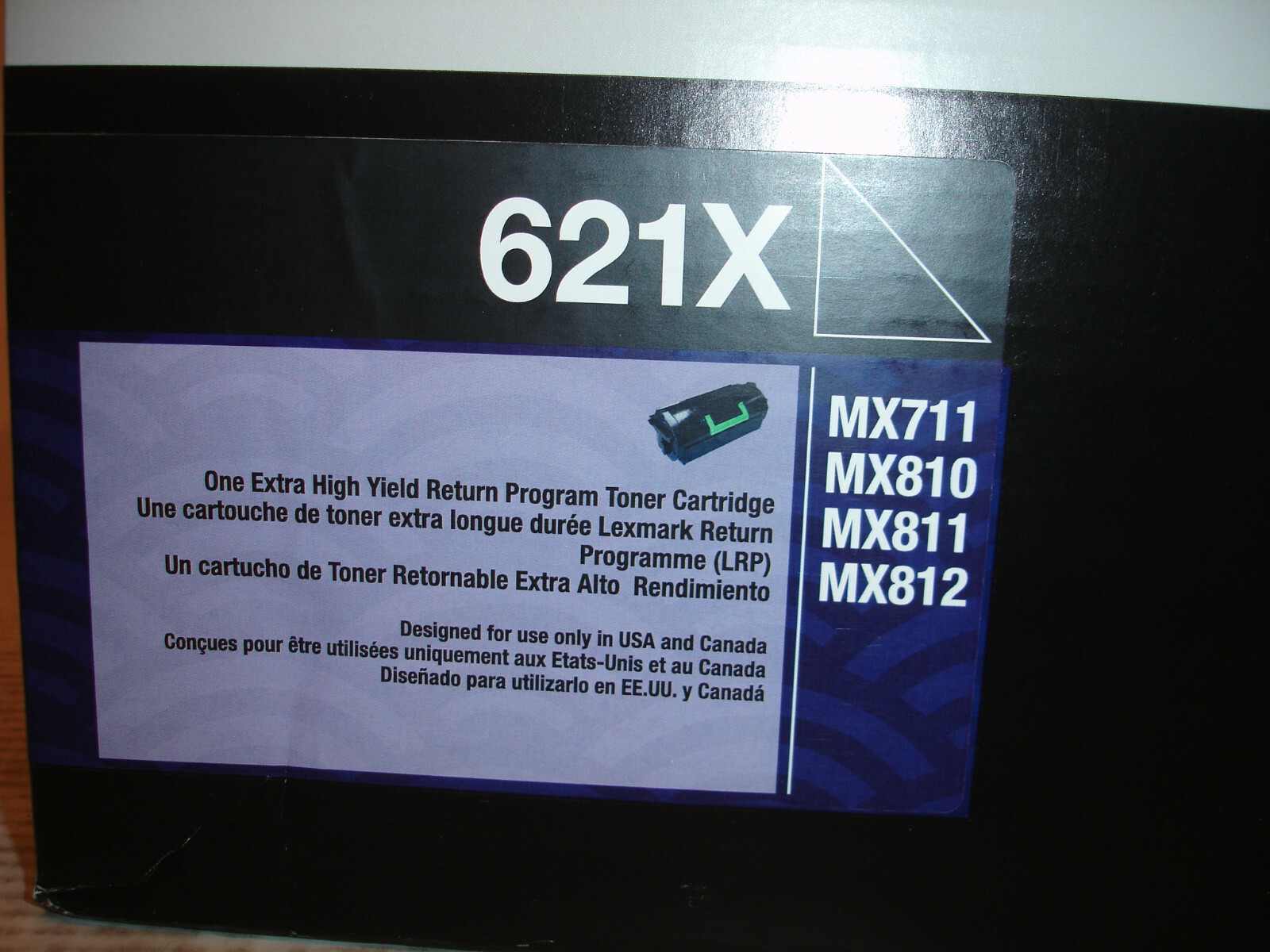 Lexmark MX 711/810/811/812 Extra High Yield Toner Cartridge 62D1X00 ...