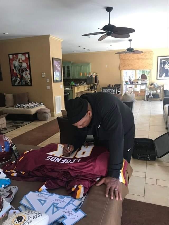RFK Legends Jersey - 13 Washington Redskins Autographs With ...
