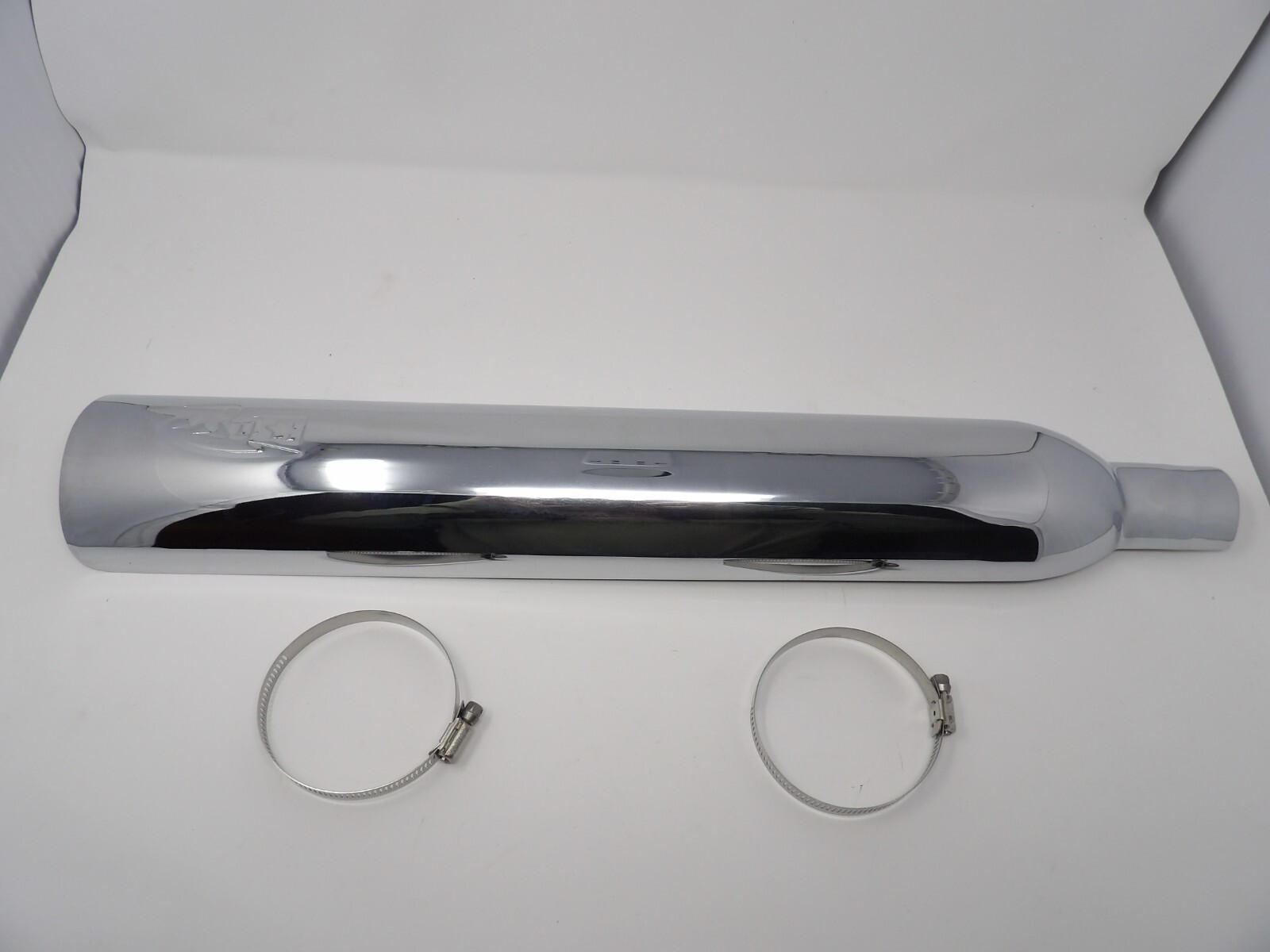 Rush Racing Chrome Heat Shield 3.5 " slip on Harley Davidson Right Side ...