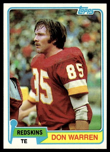 1981 Topps Don Warren Washington Redskins #84 | eBay