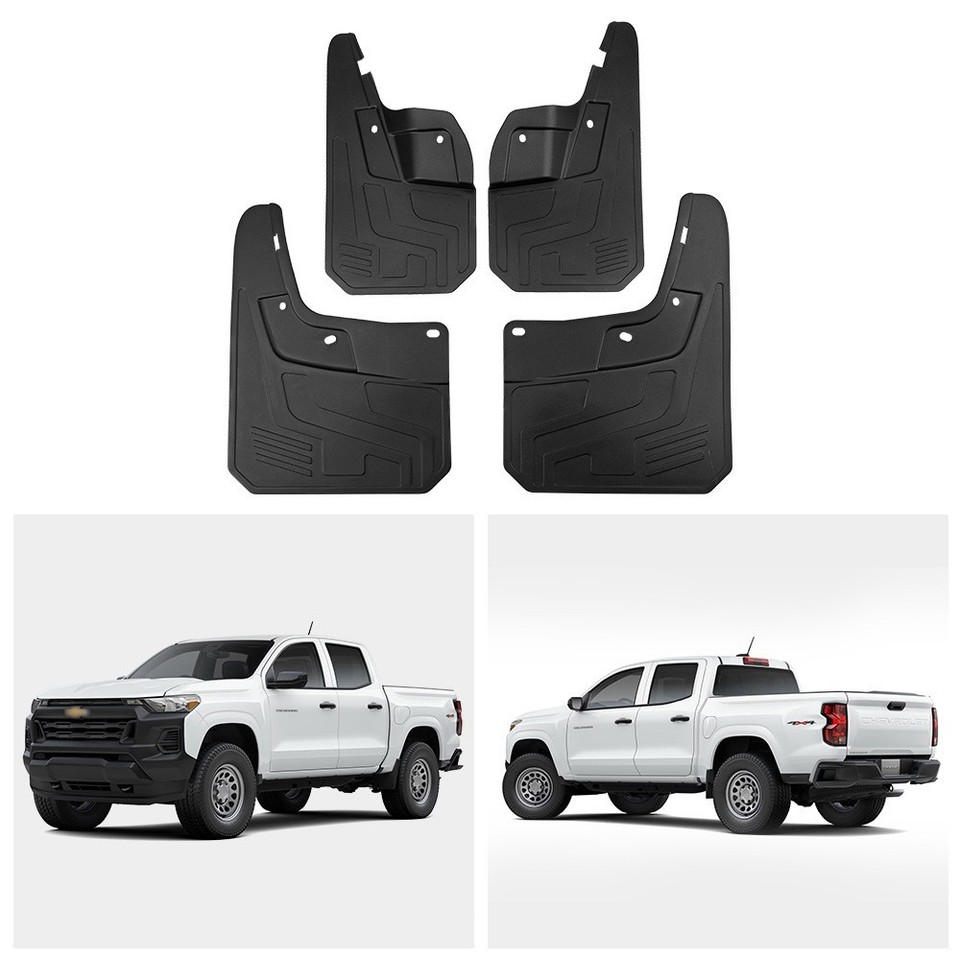 4Pcs Front & Rear Mud Flaps Splash Guard Fender for Chevrolet Colorado ...