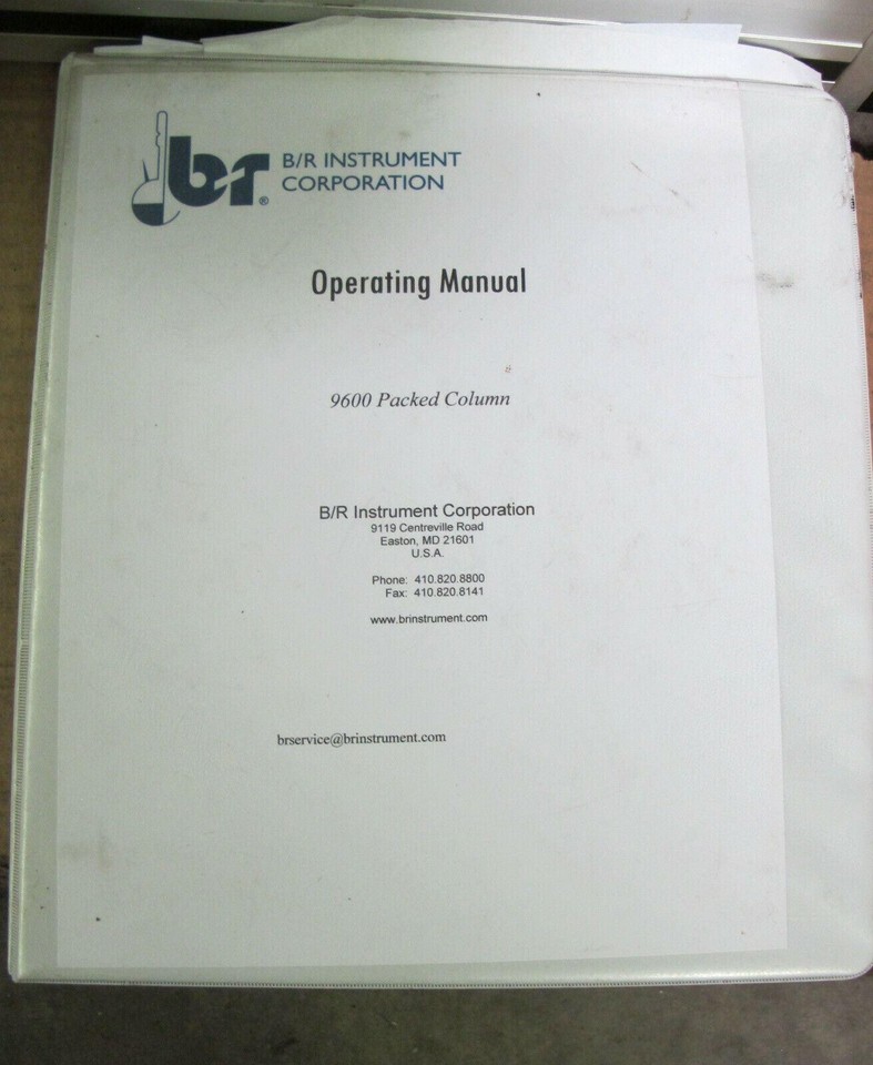 B/R Instrument 9600 High Efficiency Distillation System Solvent ...