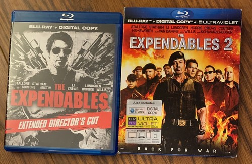 The Expendables 1 Extended Cut & Expendables 2 Blu-Ray | eBay